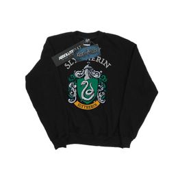 Harry Potter - "Slytherin" Sweatshirt f&uuml;r M&auml;dchen (Schwarz)