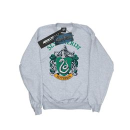 Harry Potter - "Slytherin" Sweatshirt f&uuml;r M&auml;dchen (Grau)