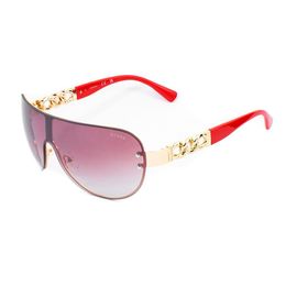 Guess Jeans Rote Metallsonnenbrille
