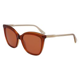 Longchamp Gelbe Acetat-Sonnenbrille