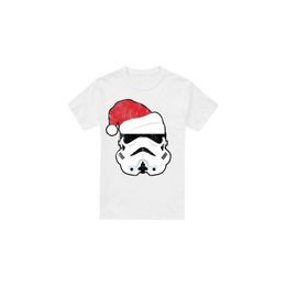 Star Wars - T-Shirt f&uuml;r Herren - weihnachtliches Design (Wei&szlig;)