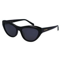 Schwarze Acetat-Sonnenbrille
