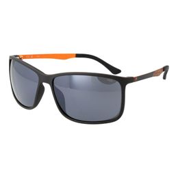 Fila Sonnenbrille Rechteckig Matt Schwarz