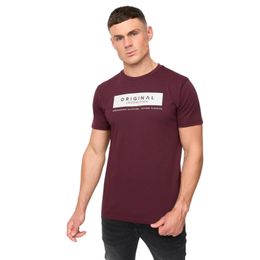 CrossHatch - "Jamstate" T-Shirt f&uuml;r Herren (Rum Rosinen)