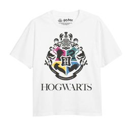 Harry Potter - T-Shirt f&uuml;r M&auml;dchen (Wei&szlig;)