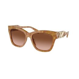 Michael Kors Braune Acetat-Sonnenbrille