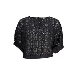 Desigual Blumen-Spitzenoberteil mit entspannter Passform