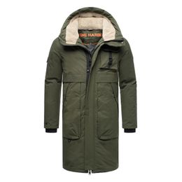 Stone Harbour Herren Outdoorjacke Cyriaan mit Teddyfellkapuze & winddichtem Design