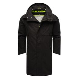 Stone Harbour leichte Herrenjacke Yaroon aus Baumwolle & mit langem Schnitt