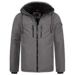 Alessandro Salvarini Herren Winterjacke AS-332 mit Teddyfell & Kapuze
