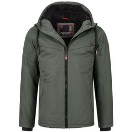 Alessandro Salvarini Herren Winterjacke AS-331 mit Teddyfell & Kapuze