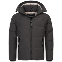 Alessandro Salvarini Herren Winter Steppjacke AS-334 mit gef&uuml;tterter Kapuze