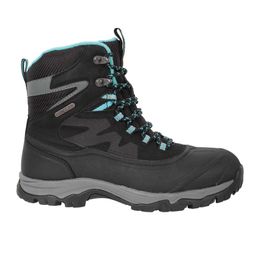 Mountain Warehouse Damen Ultra Piste Basher II Wasserdichte Schneestiefel (Schwarz)