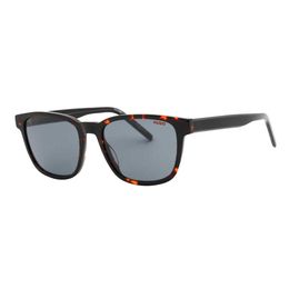 HUGO BOSS - Quadratisch-Sonnenbrille f&uuml;r Herren (Havannabraun/Grau)