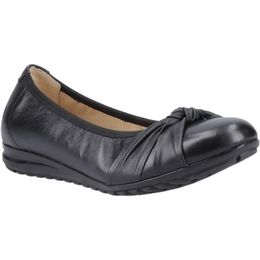 Hush Puppies Lilith Leder Damen Schwarz Normale Ballerinas