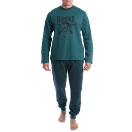 M&auml;nner Winter Pl&uuml;sch Baumwolle Pyjamas KLP6