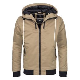 Navahoo Herren Jacke B623 &ndash; Stylische &Uuml;bergangsjacke mit Fleece-Taschen & Wasserabweisendem Material