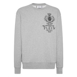 Philipp Plein Fleece Round Neck Sweatshirt Plein Hotel
