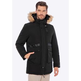 Wittchen Herren-Isolierjacke, gerader Schnitt, Schwarz, Polyester