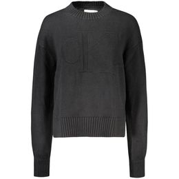 Calvin Klein Rundhals-Pullover mit besticktem Logo