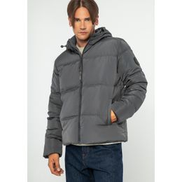 Wittchen Herren-Steppjacke mit Monogramm, Graphit-Polyester