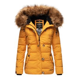 Navahoo Damen Winterjacke Zoja &ndash; Warm, Stylisch & Mit Abnehmbarem Kunstfellkragen