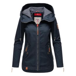 Navahoo Damen &Uuml;bergangsjacke Wekoo &ndash; Leichte Baumwolljacke mit Kapuze