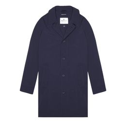 Aquascutum Active Stretch Caban Trenchcoat Marineblaue Jacke