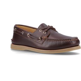 Sperry Authentische Gold Cup Leder Herren Braun Standard Bootsschuhe
