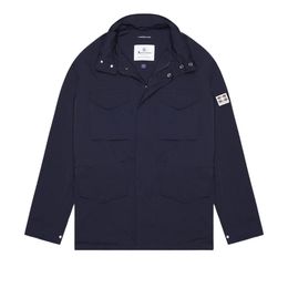 Aquascutum Active Stretch M-65 Marineblaue Jacke