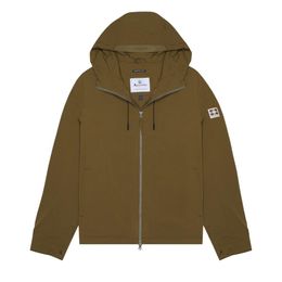 Aquascutum Active Stretch-windbreaker Mit Kapuze, Armeegr&uuml;n