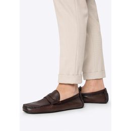 Wittchen Herren-Slipper aus braunem Naturleder