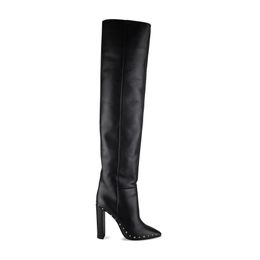 SAINT LAURENT Stiefel 76 Schwarz