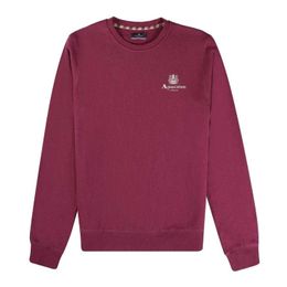 Aquascutum - Sweatshirt f&uuml;r Herren/Damen Unisex, Aktiv (Burgunderrot)