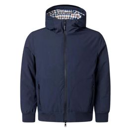 Aquascutum Herren Active Kapuzenjacke (Marineblau)