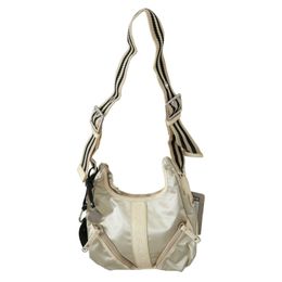 Wayfarer White &eacute;paule crossbody sling tissu