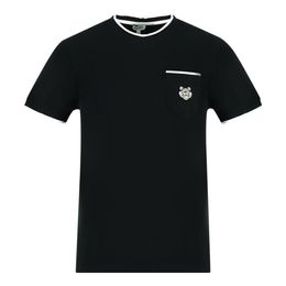 Schwarzes T-shirt Mit Kenzo-logo Auf Der Tasche