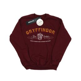 Harry Potter - "Gryffindor Quidditch" Sweatshirt f&uuml;r Damen (Burgunderrot)