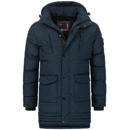 Alessandro Salvarini Herren Winterjacke AS285 mit Teddyfell & abnehmbarer Kapuze