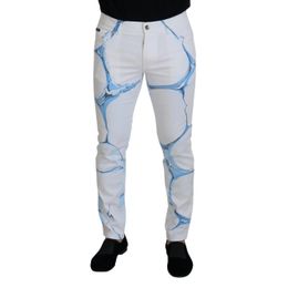 Dolce & Gabbana Bedruckte Slimfit-Jeans
