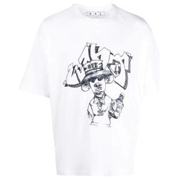 Off-White Graff Freest Over Skate Kurzarm-t-shirt Wei&szlig;