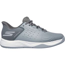 Skechers Performance Slip-ins Relaxed Fit Viper Court Reload Herren Sneaker aus Polyurethan in Grau/Anthrazit