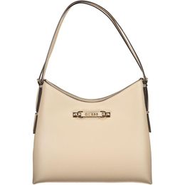 Guess Beige Polyethylen-Handtasche