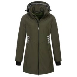 Arctic Seven Damen Softshell Jacke AS-305 &ndash; lang, wind- & wasserabweisend, reflektierend