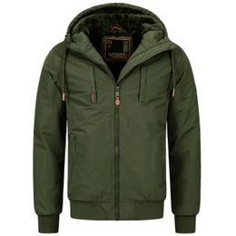 Alessandro Salvarini Herren Winterjacke AS-320 mit Teddyfell-Innenfutter & Kapuze &ndash; warm & stylisch