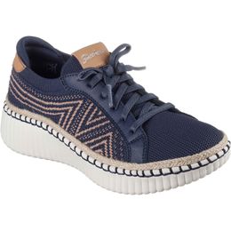 Skechers Wilshire Blvd - Bellevue Textil Damen Navy Standard Sneaker