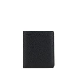 Maison Martin Margiela Schwarze Kalbsleder Bos Taurus Geldb&ouml;rse