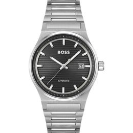 HUGO BOSS Graue Edelstahl-Armbanduhr