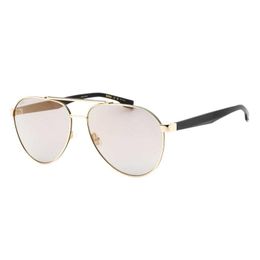 HUGO BOSS - Unifarben-Sonnenbrille f&uuml;r Herren (Schwarz/Gold)