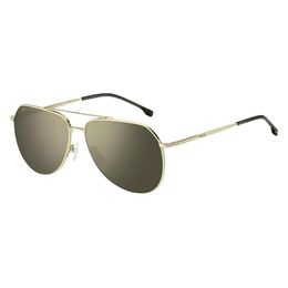 HUGO BOSS - "Antireflex" Sonnenbrille f&uuml;r Herren, Metall (Gold)